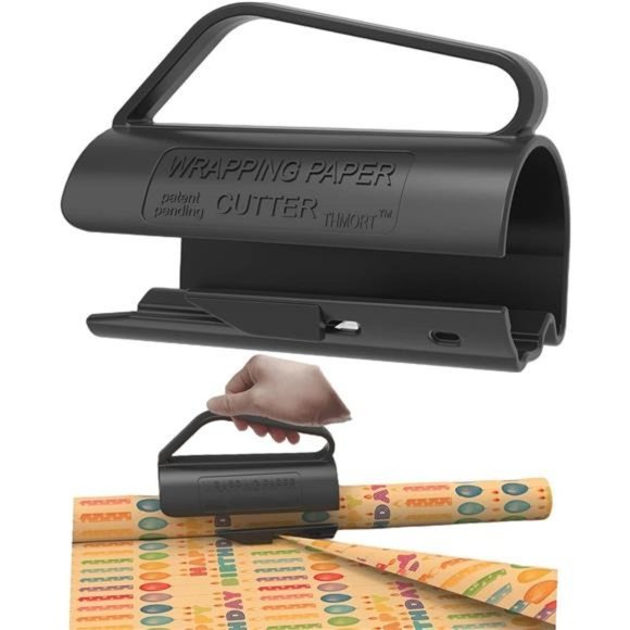Party Supplies | Wrapping Paper Roll Cutter With Handle 2pack Push Cut ...